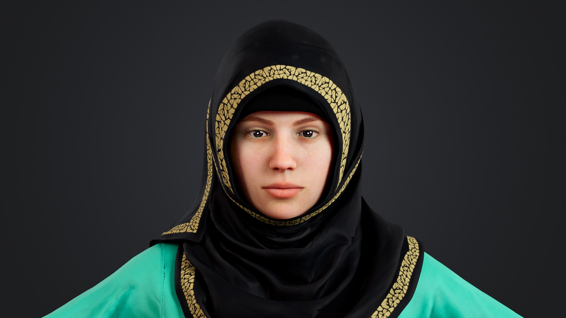3D Arab Women Rigged Model - TurboSquid 2316702