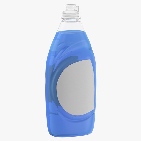 Dish Soap 01 Blank and Generic Label Color Variations model ...
