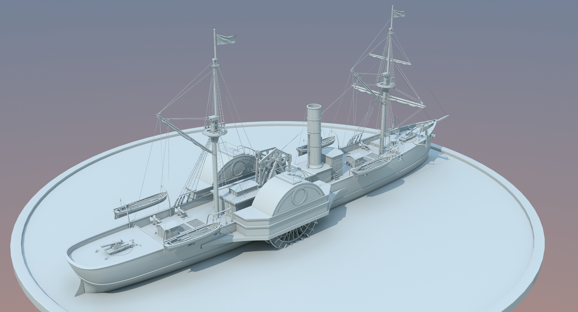 3d model confederate prop