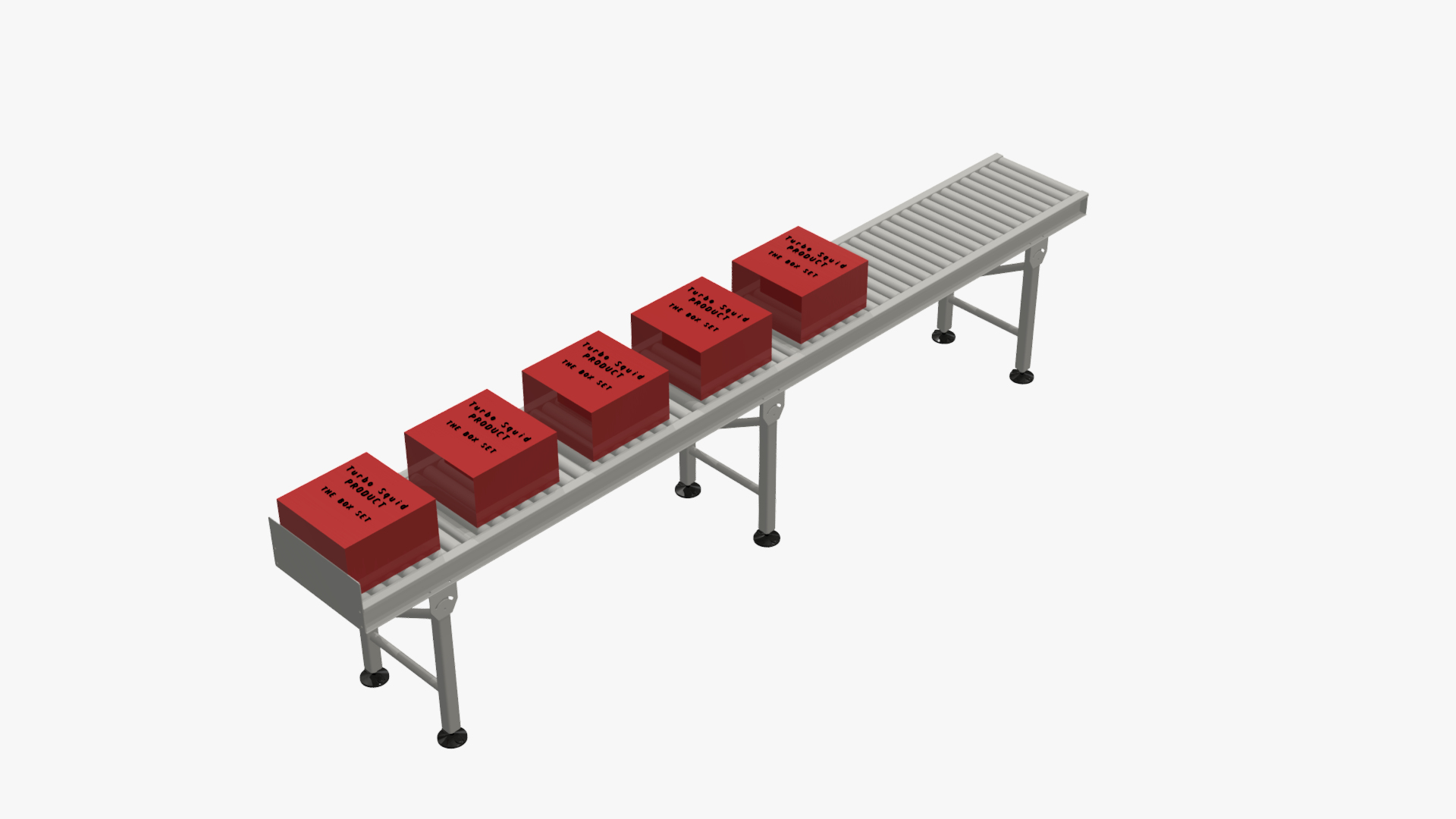 Gravity Roller Conveyor 02 3D - TurboSquid 1999519