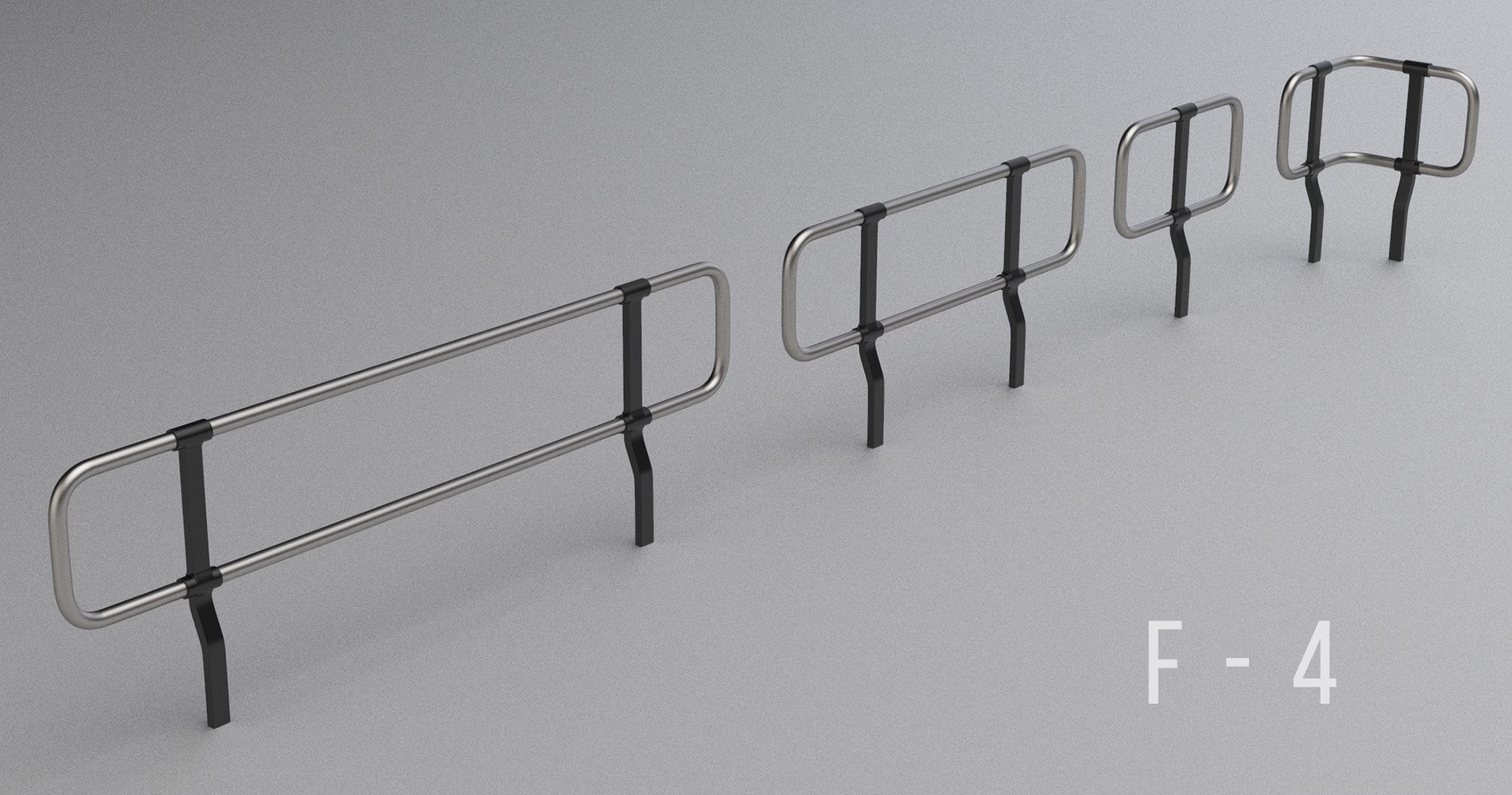 3D Modular Railings - TurboSquid 1467943