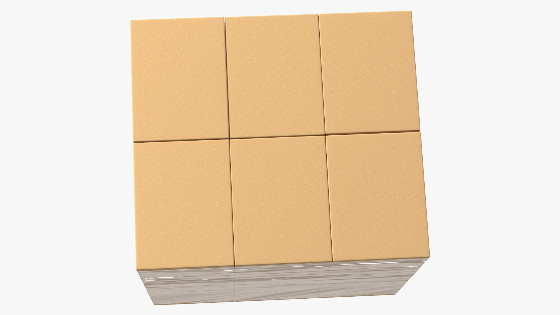 3D Model Carton Boxes Wrapped In Stretch Film - TurboSquid 1958374