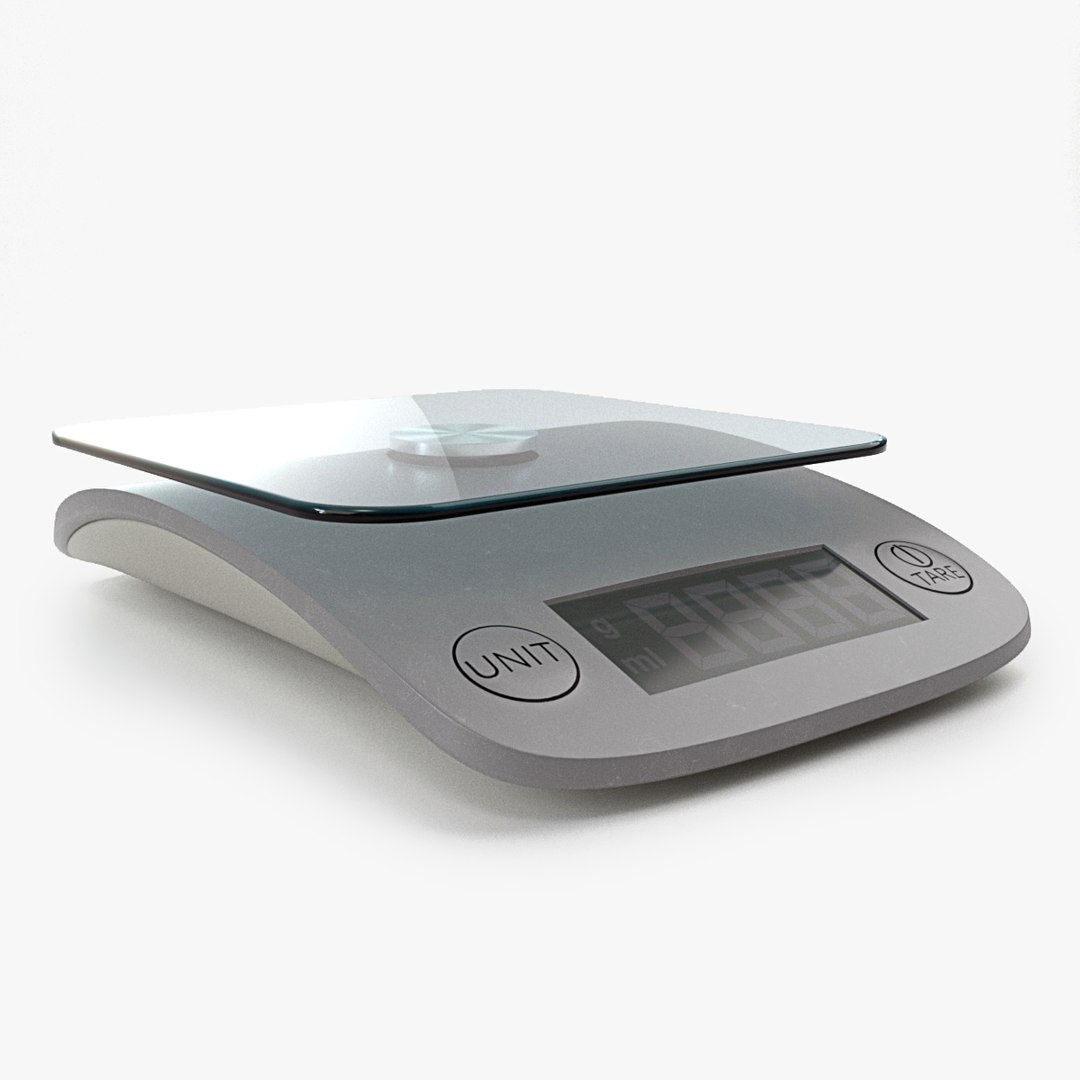 Digital scales 3D model - TurboSquid 2093237