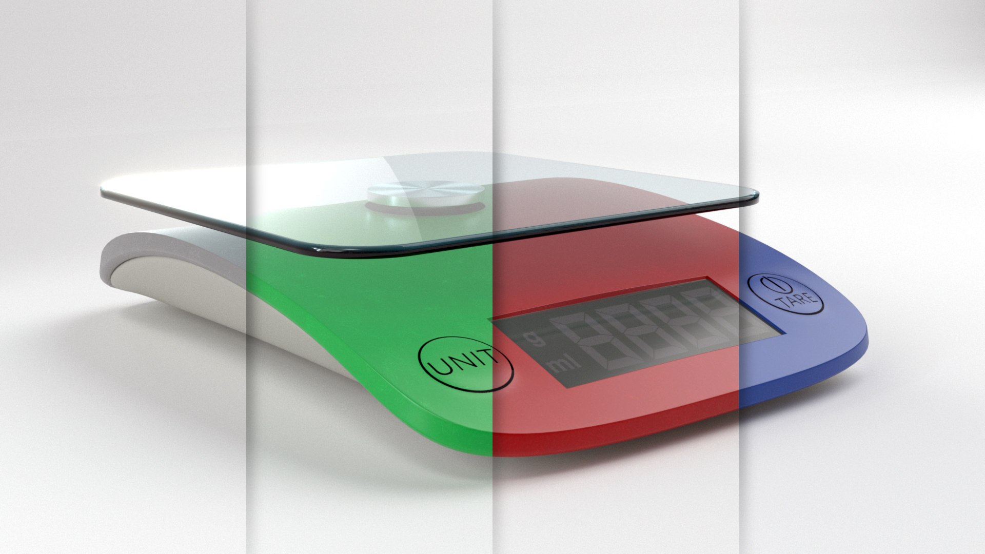 Digital Scales 3D Model - TurboSquid 2093237