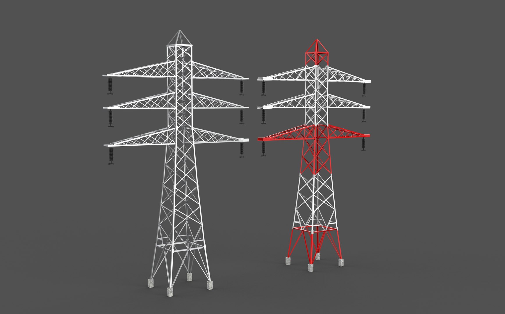 3D Electricity Pylon Tower 3D Model Model - TurboSquid 2347391