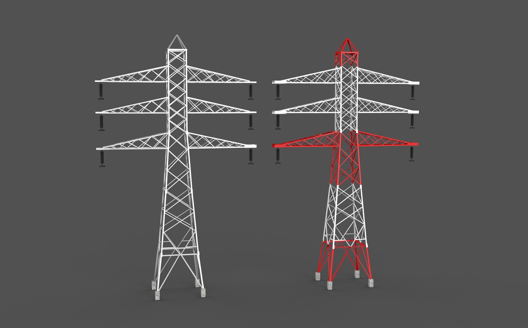 3D Electricity Pylon Tower 3D Model Model - TurboSquid 2347391