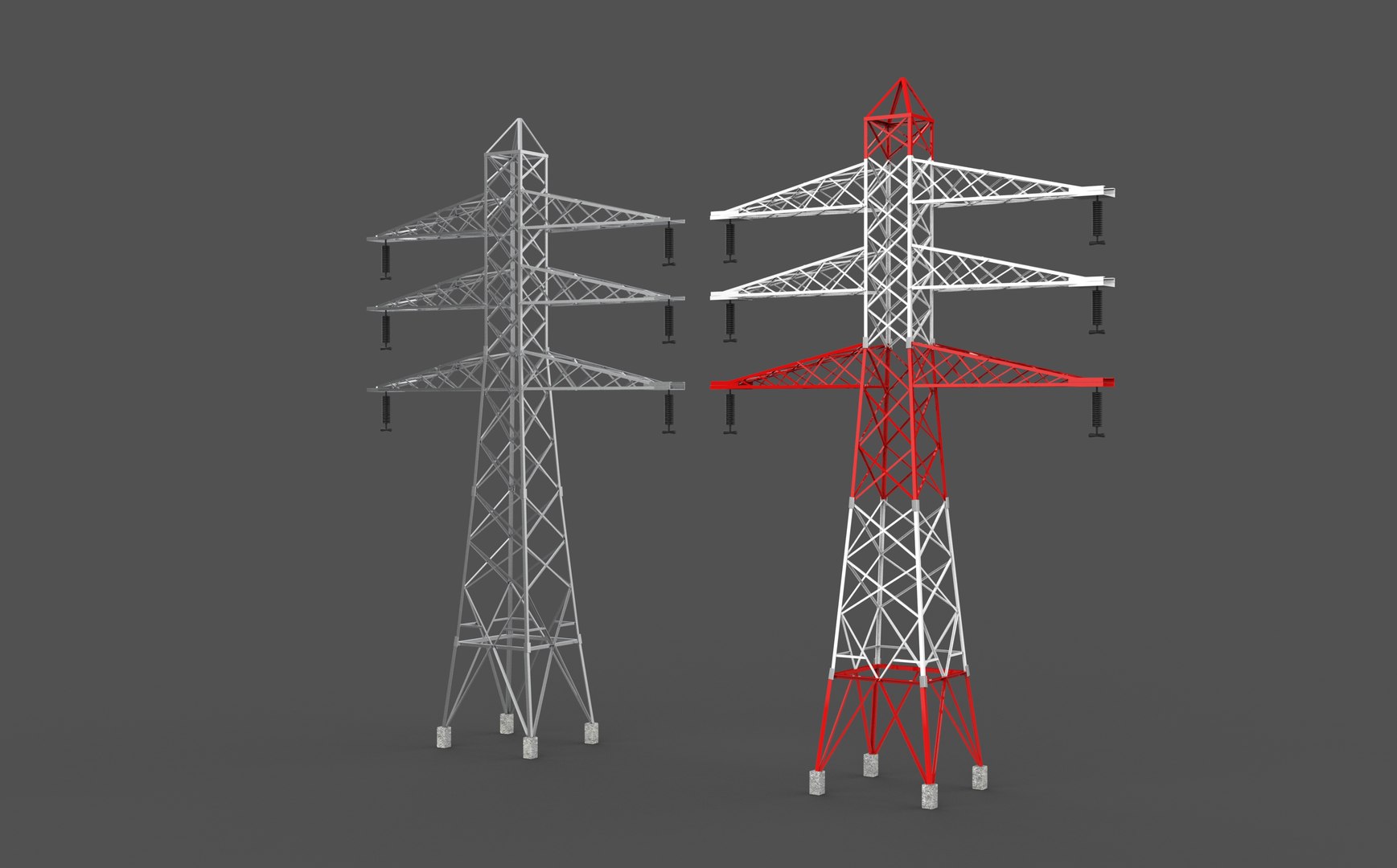 3D Electricity Pylon Tower 3D Model Model - TurboSquid 2347391