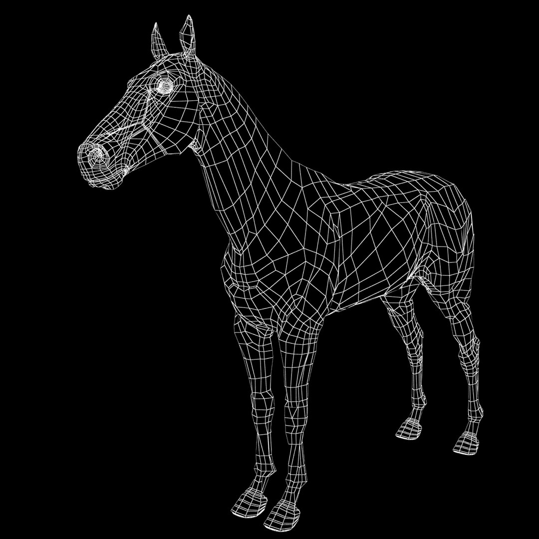 3d Thoroughbred Horse Rig