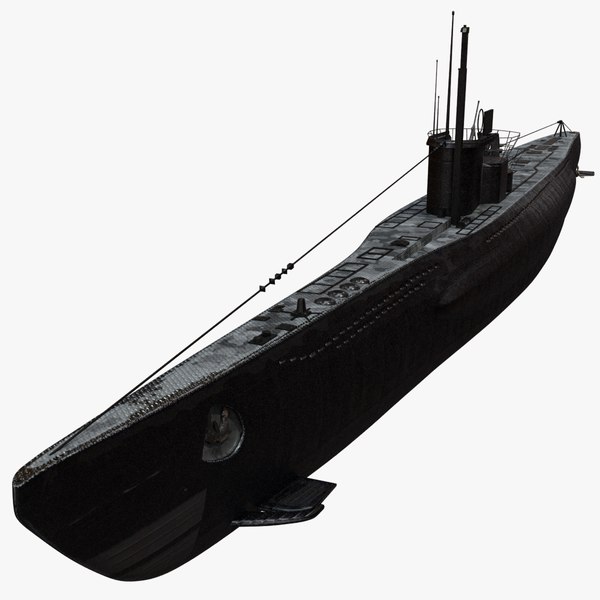 3d u-boat vii c boat