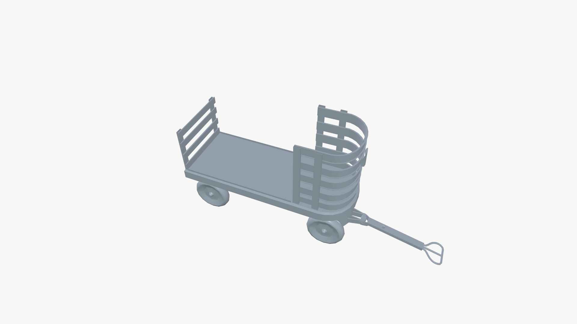 Trolley 3D Model - TurboSquid 2284239