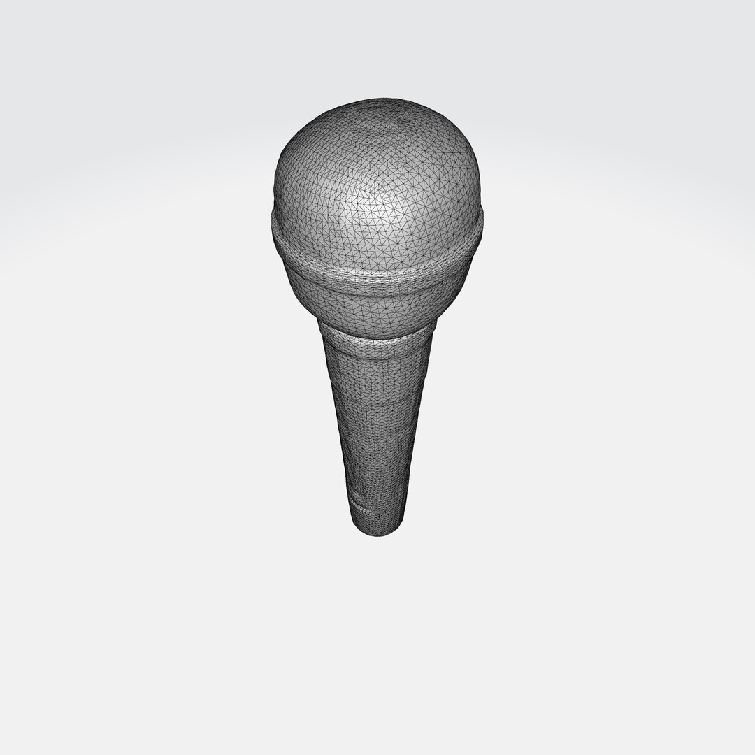 Realistic Microphone Model - TurboSquid 2278696
