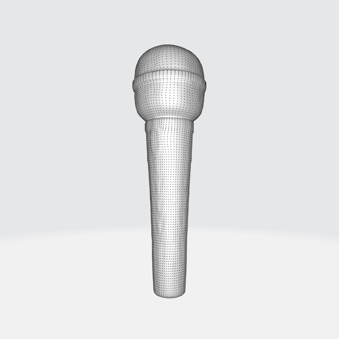 Realistic Microphone Model - TurboSquid 2278696