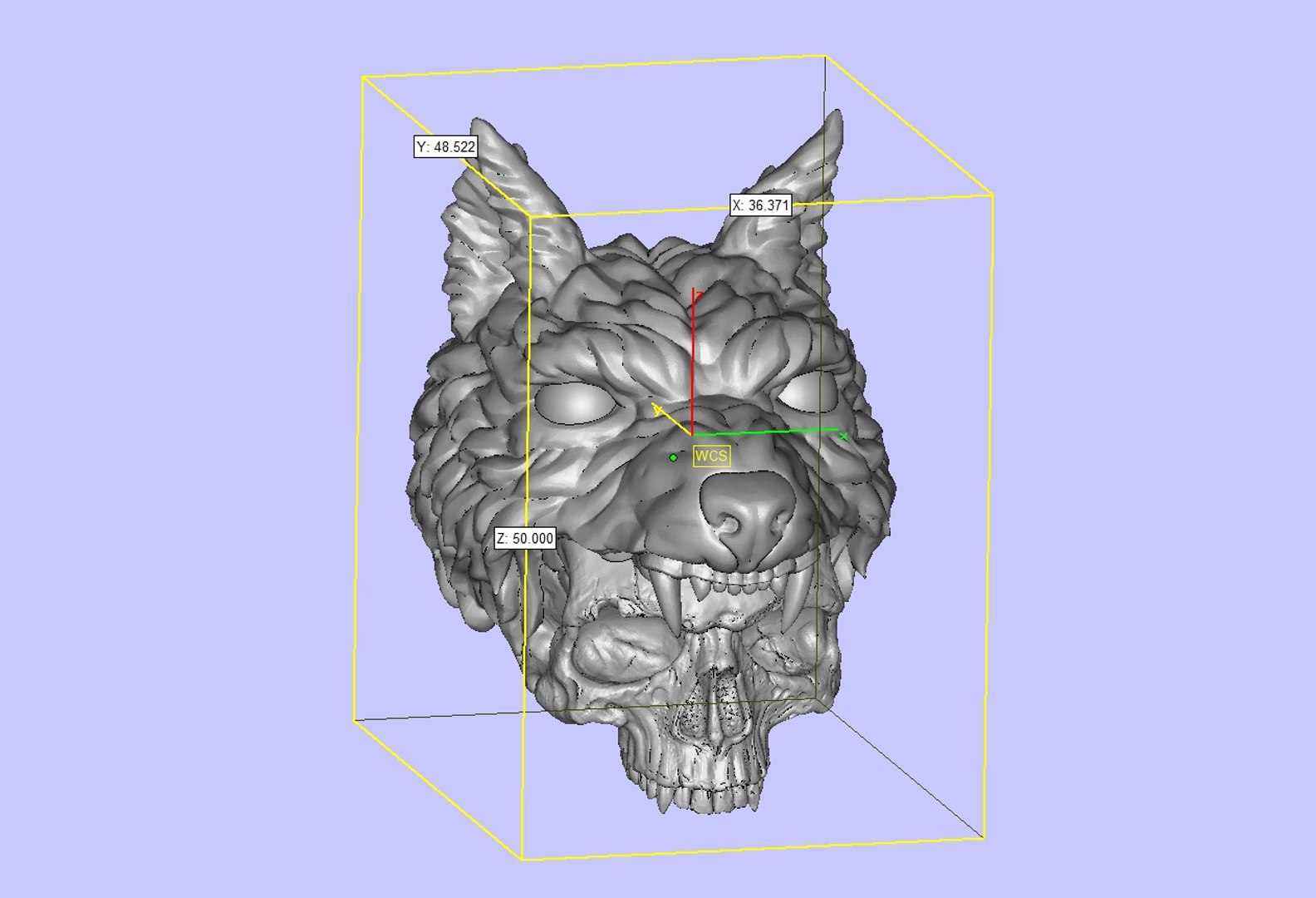 Skull wolf scalp 3D print ready model - TurboSquid 1874731
