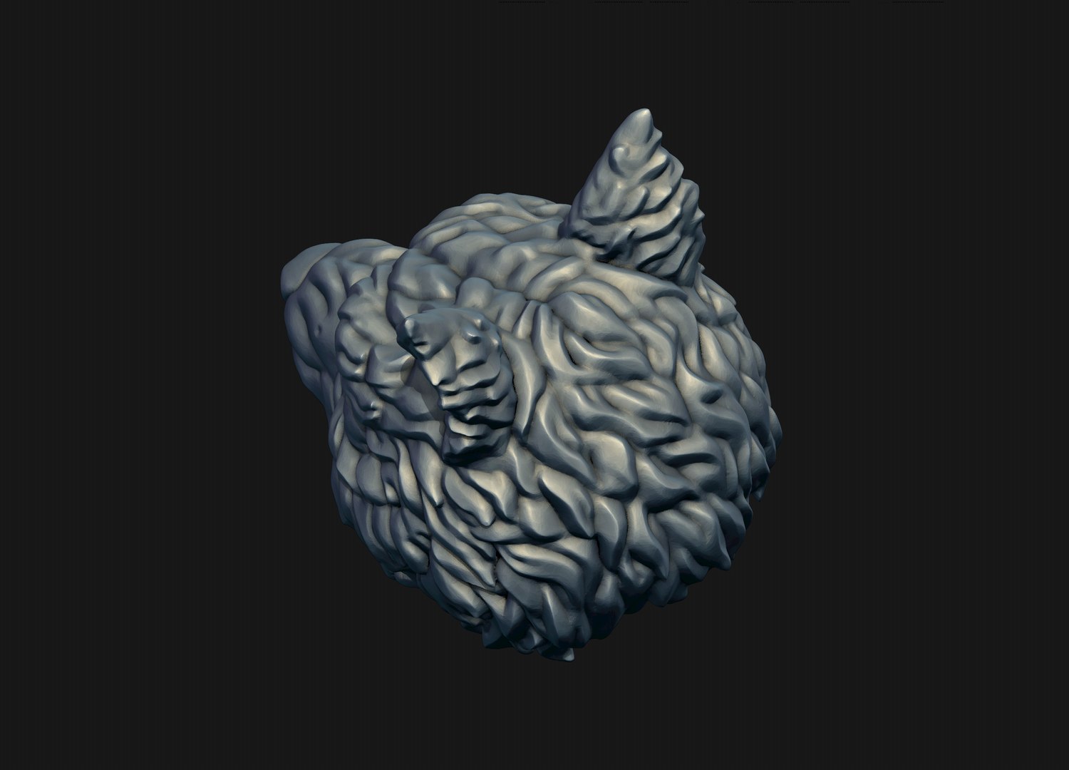 Skull Wolf Scalp 3D Print Ready Model - TurboSquid 1874731