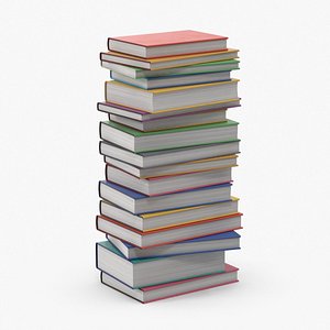 textbooks design 3d model
