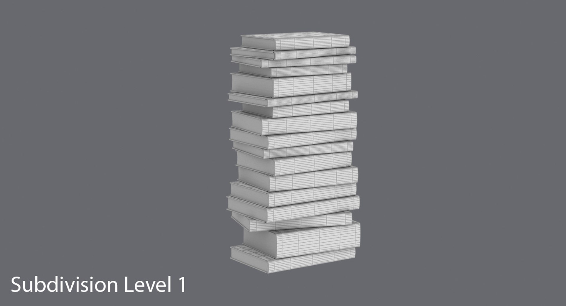 3D Stack Books - - TurboSquid 1358057