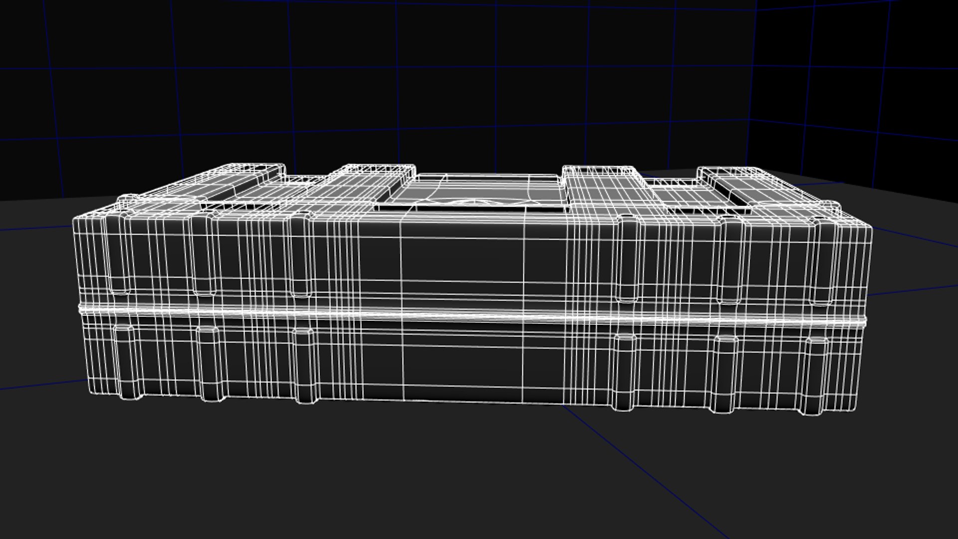 3d Model Metallic Case