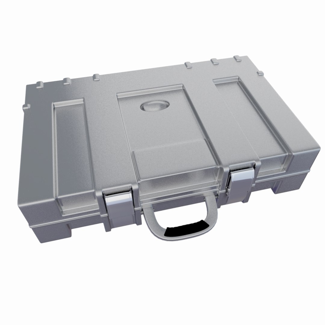 3d Model Metallic Case