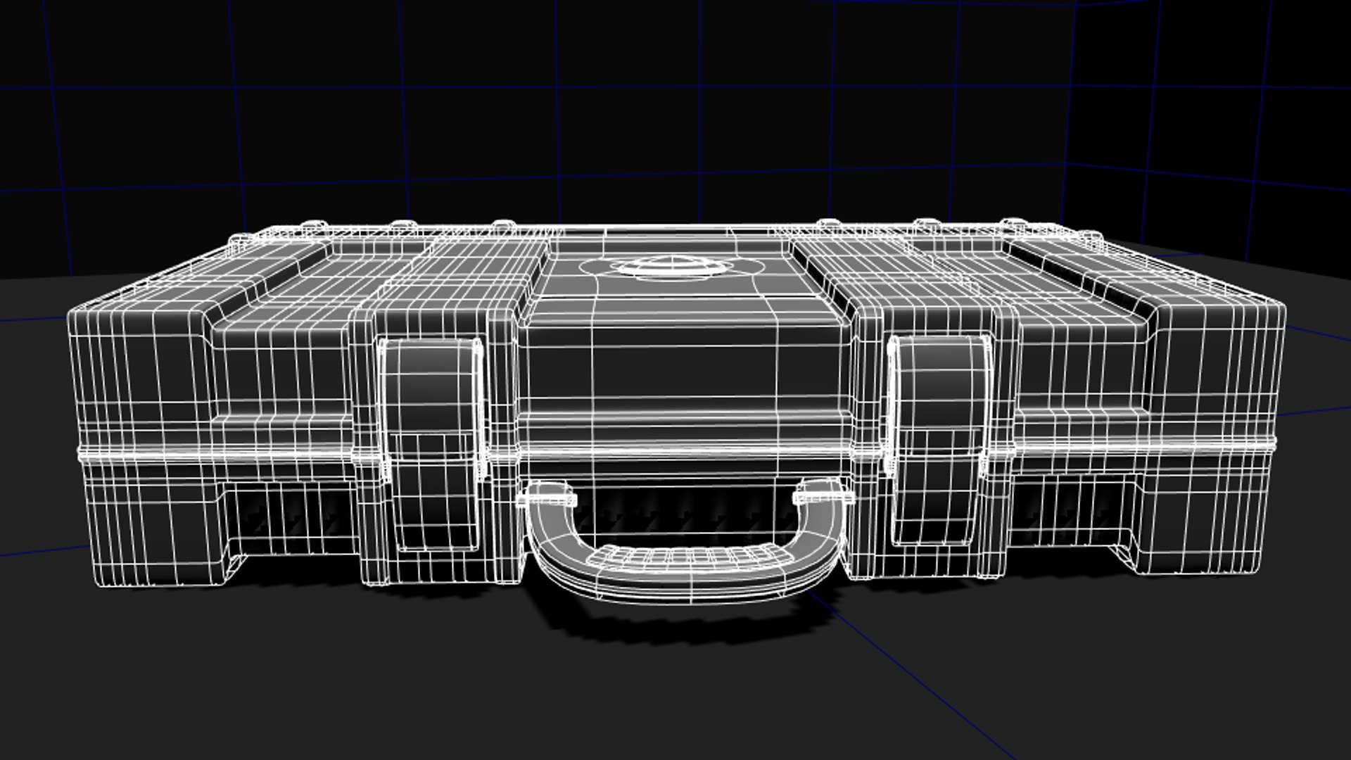 3d Model Metallic Case