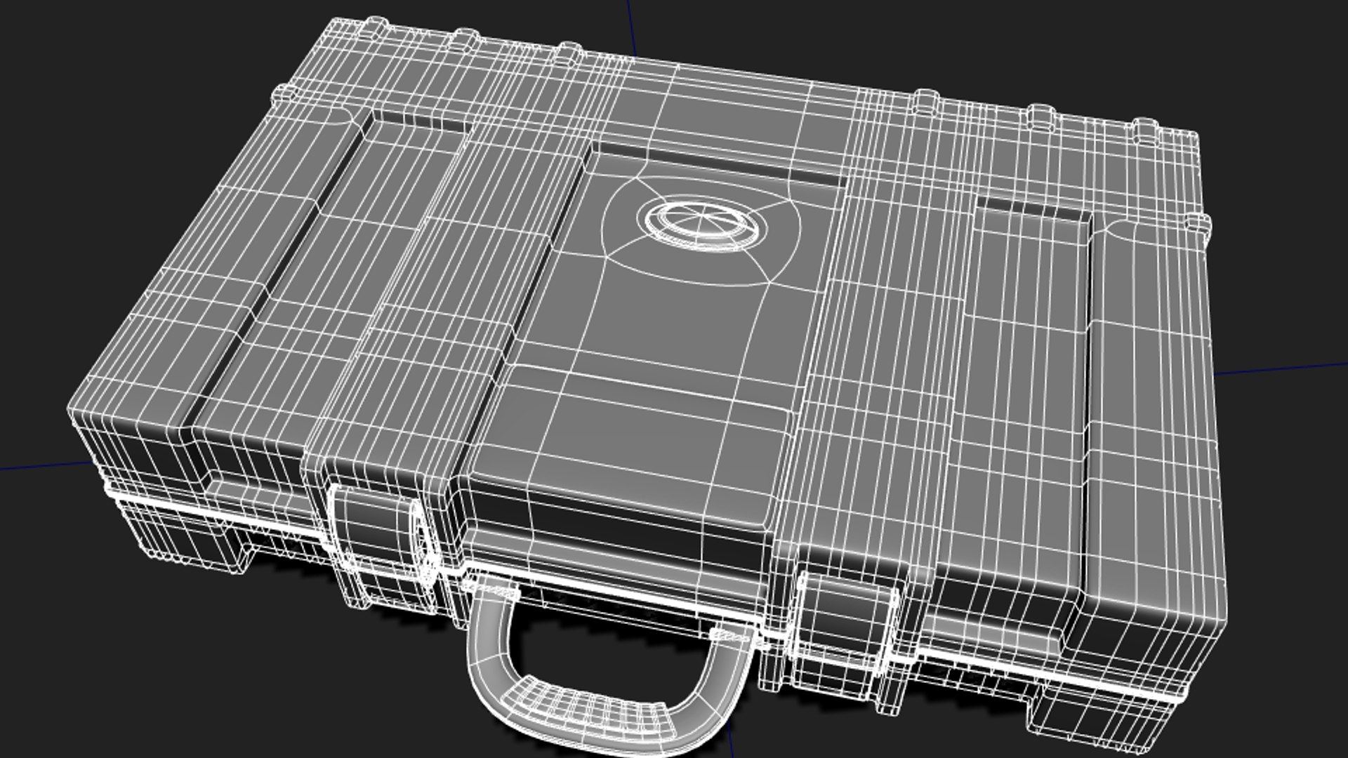 3d Model Metallic Case