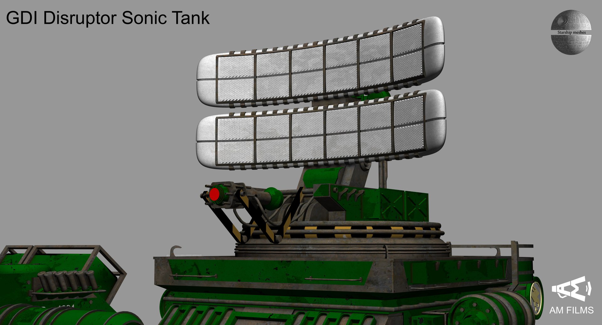 GDI Disruptor Green 3D - TurboSquid 1823680