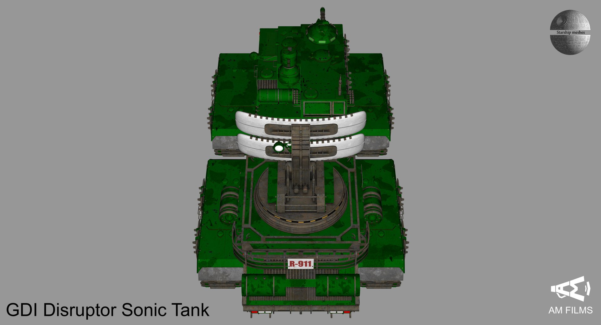 GDI Disruptor Green 3D - TurboSquid 1823680