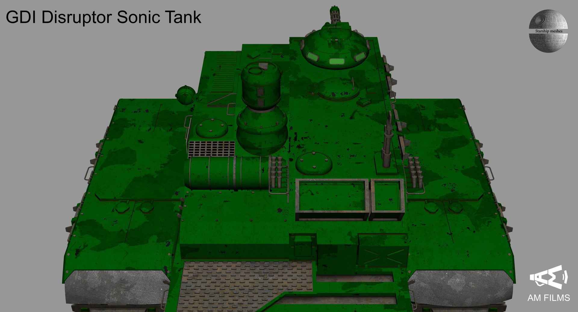 GDI Disruptor Green 3D - TurboSquid 1823680