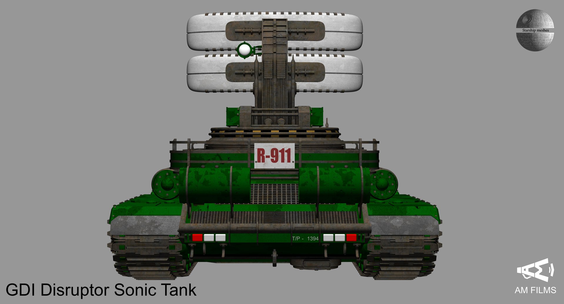 GDI Disruptor Green 3D - TurboSquid 1823680