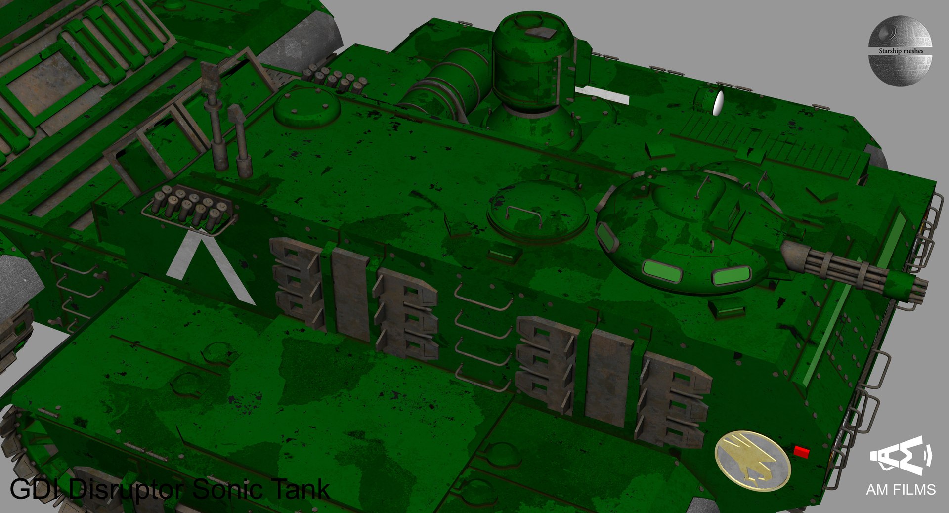 GDI Disruptor Green 3D - TurboSquid 1823680