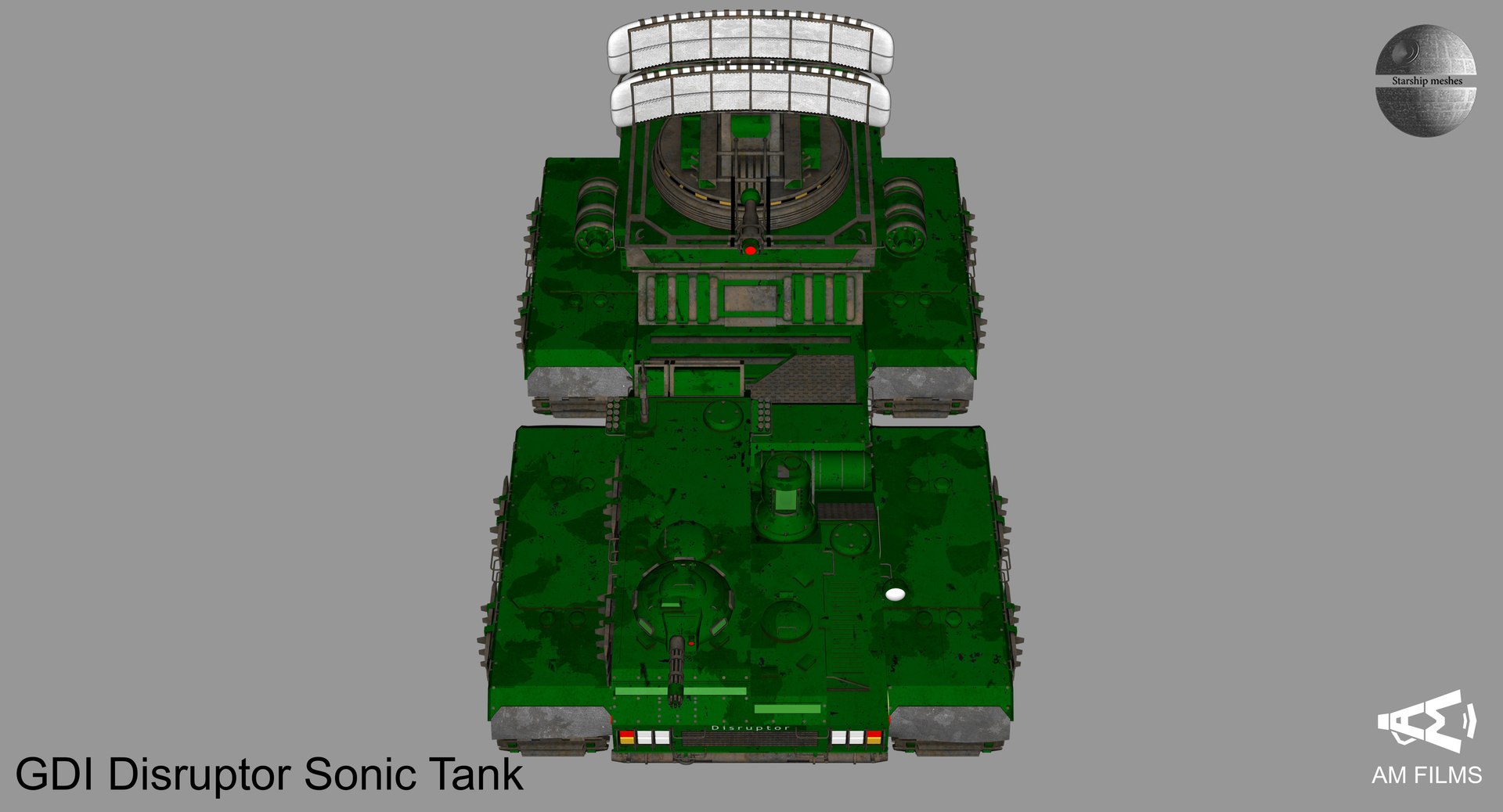 GDI Disruptor Green 3D - TurboSquid 1823680