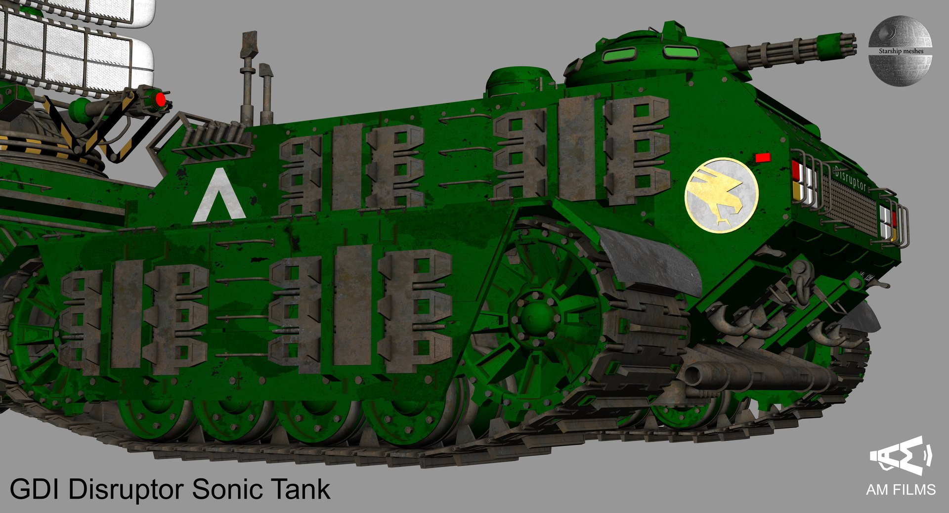 GDI Disruptor Green 3D - TurboSquid 1823680