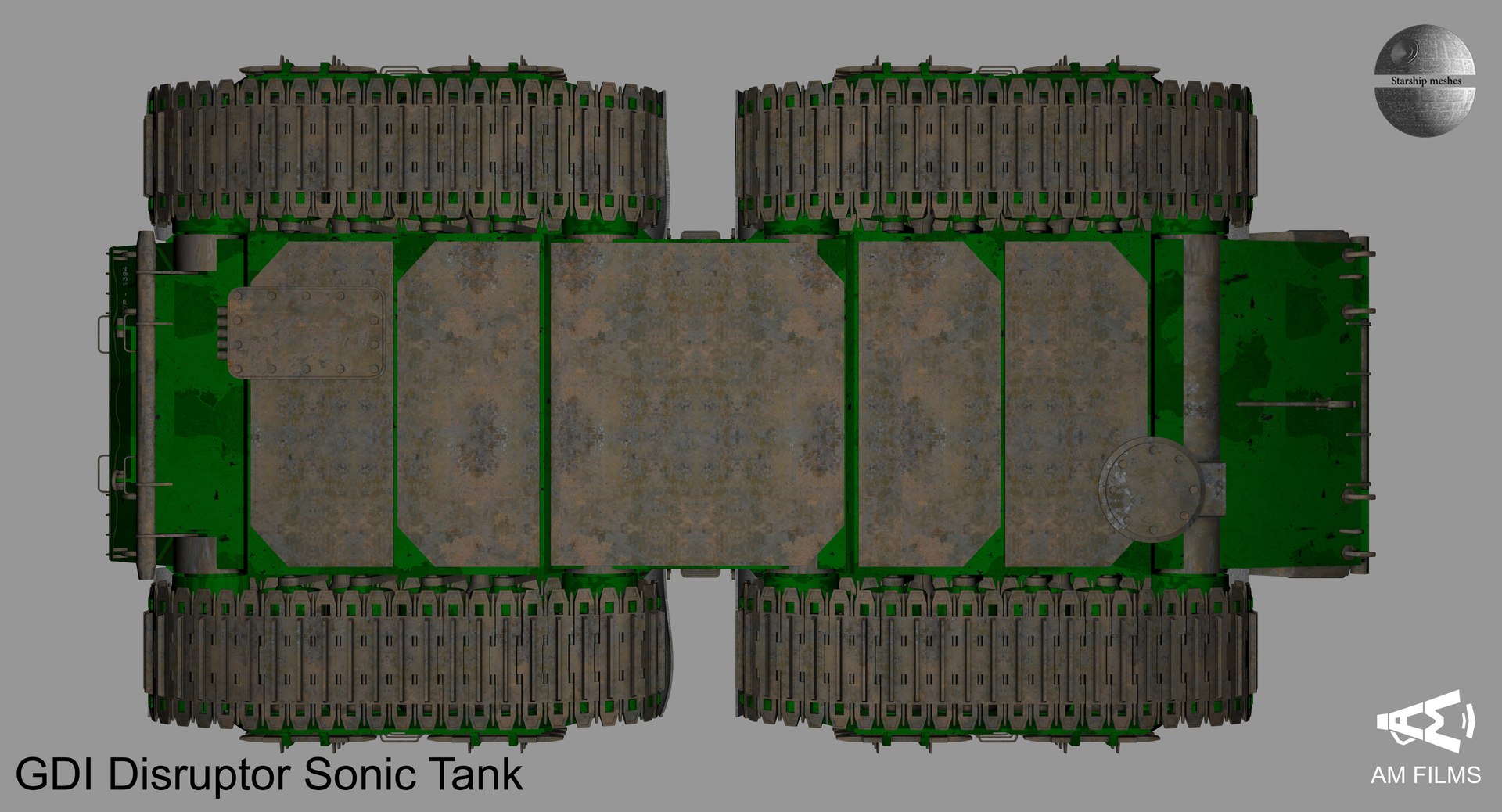 GDI Disruptor Green 3D - TurboSquid 1823680