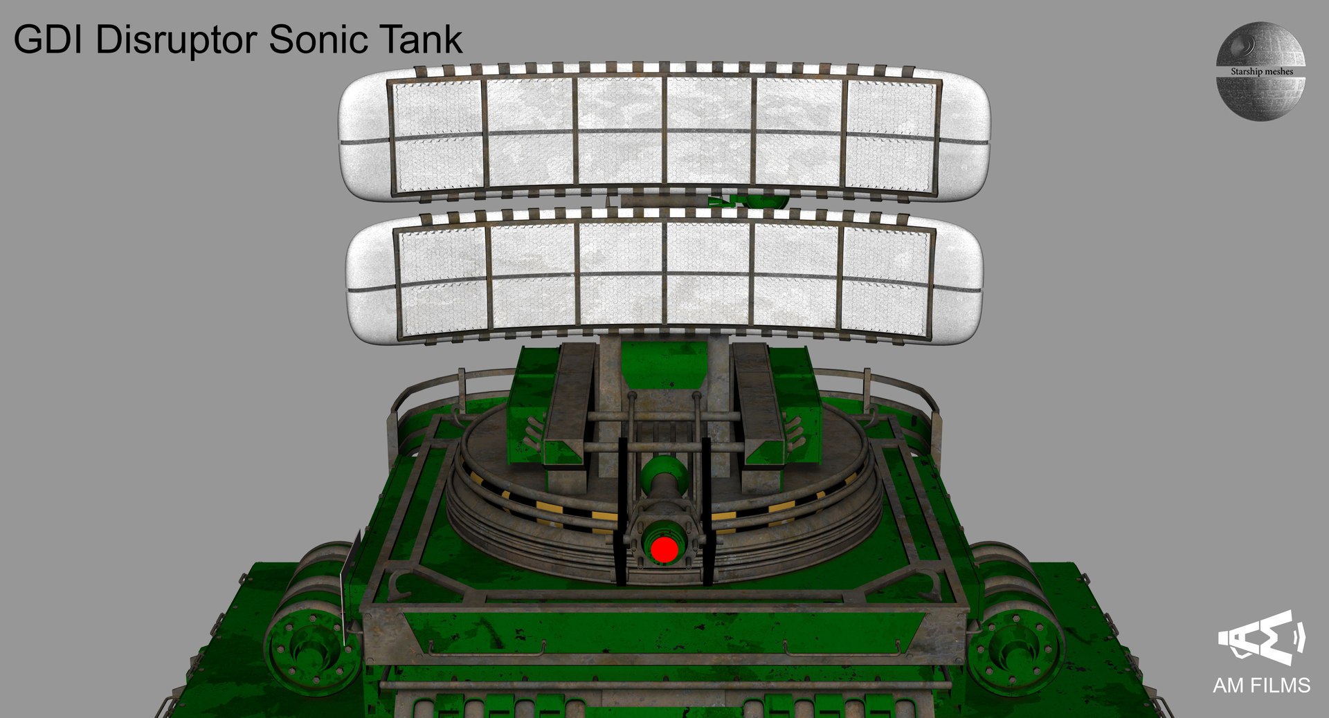 GDI Disruptor Green 3D - TurboSquid 1823680