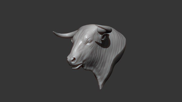 3D Bull Head Highpoly Sculpt - TurboSquid 1809067