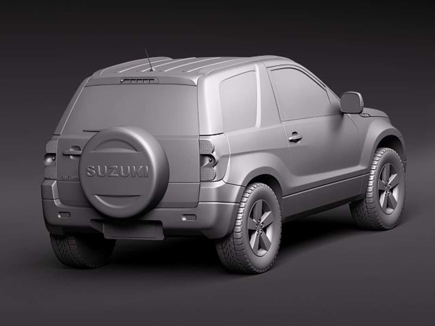 Suzuki Grand Vitara 3door 3d Model