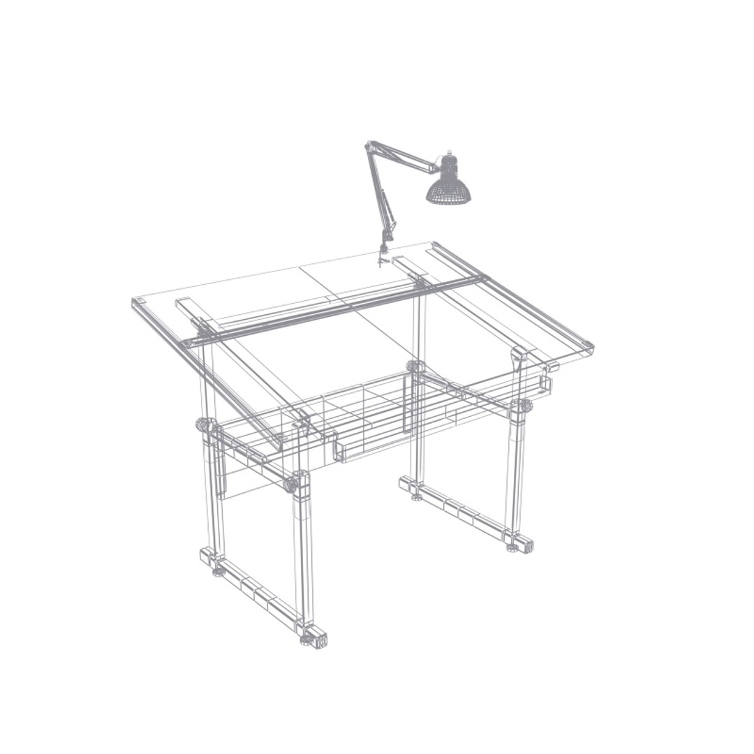 Drafting Table 3d Model