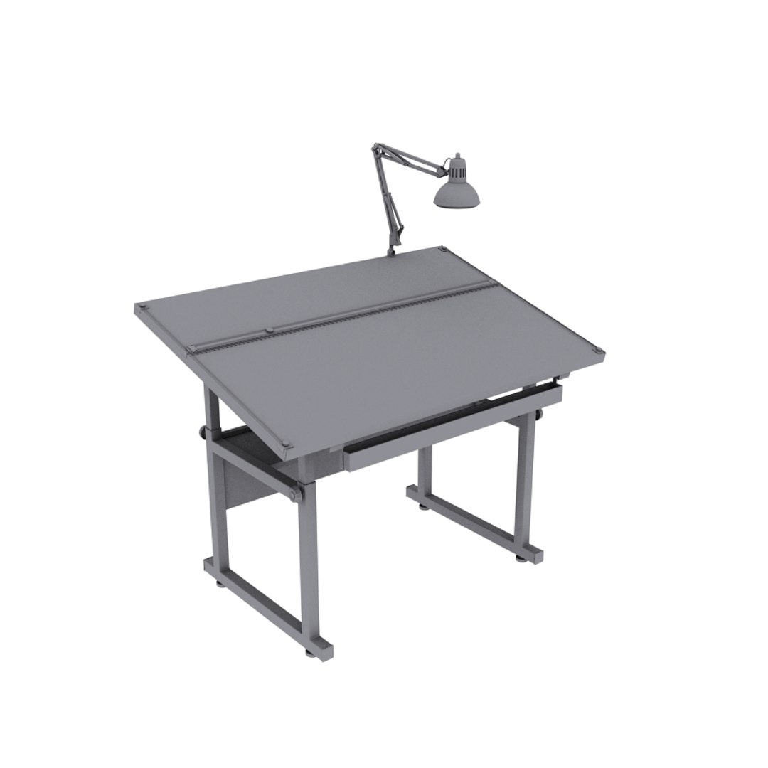 Drafting Table 3d Model