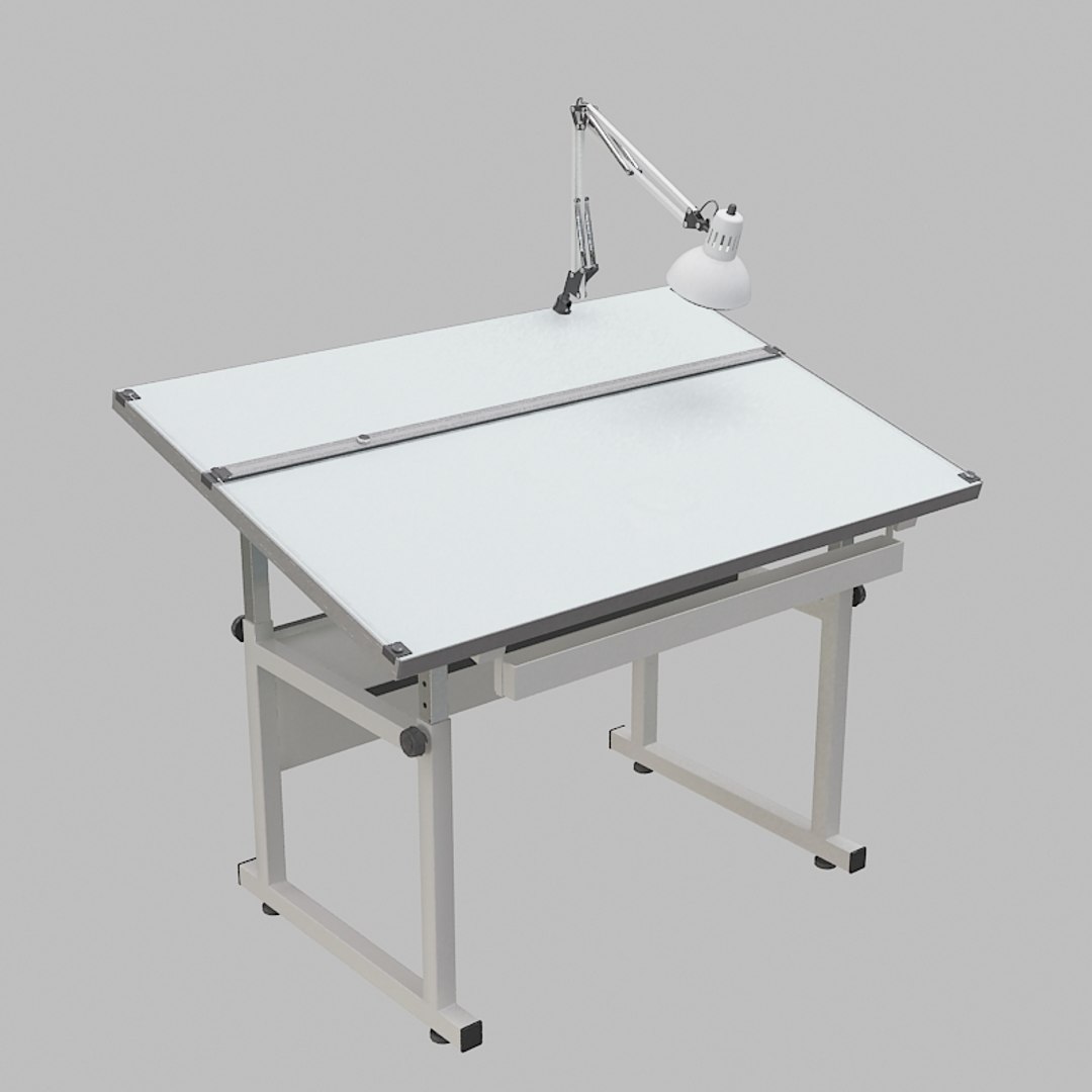 Drafting Table 3d Model