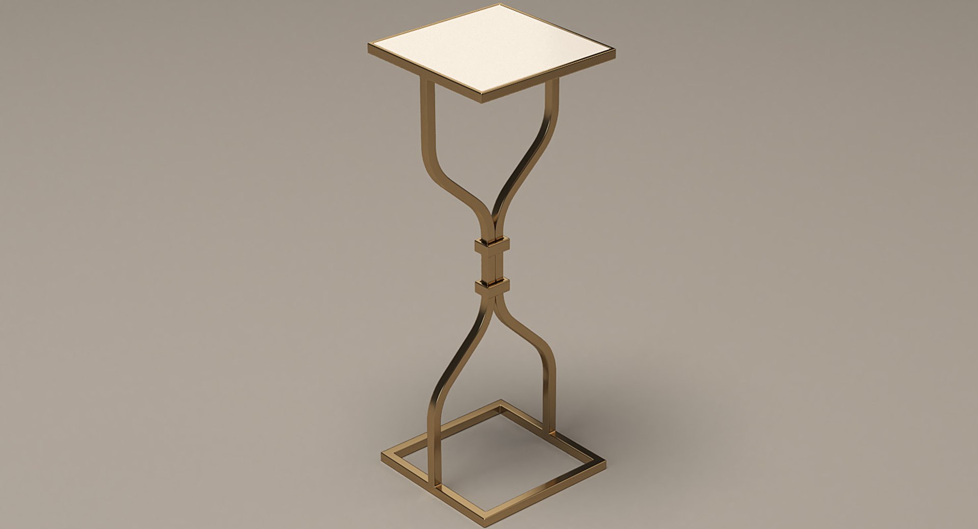 Square End Table Metal 3D Model - TurboSquid 1394516