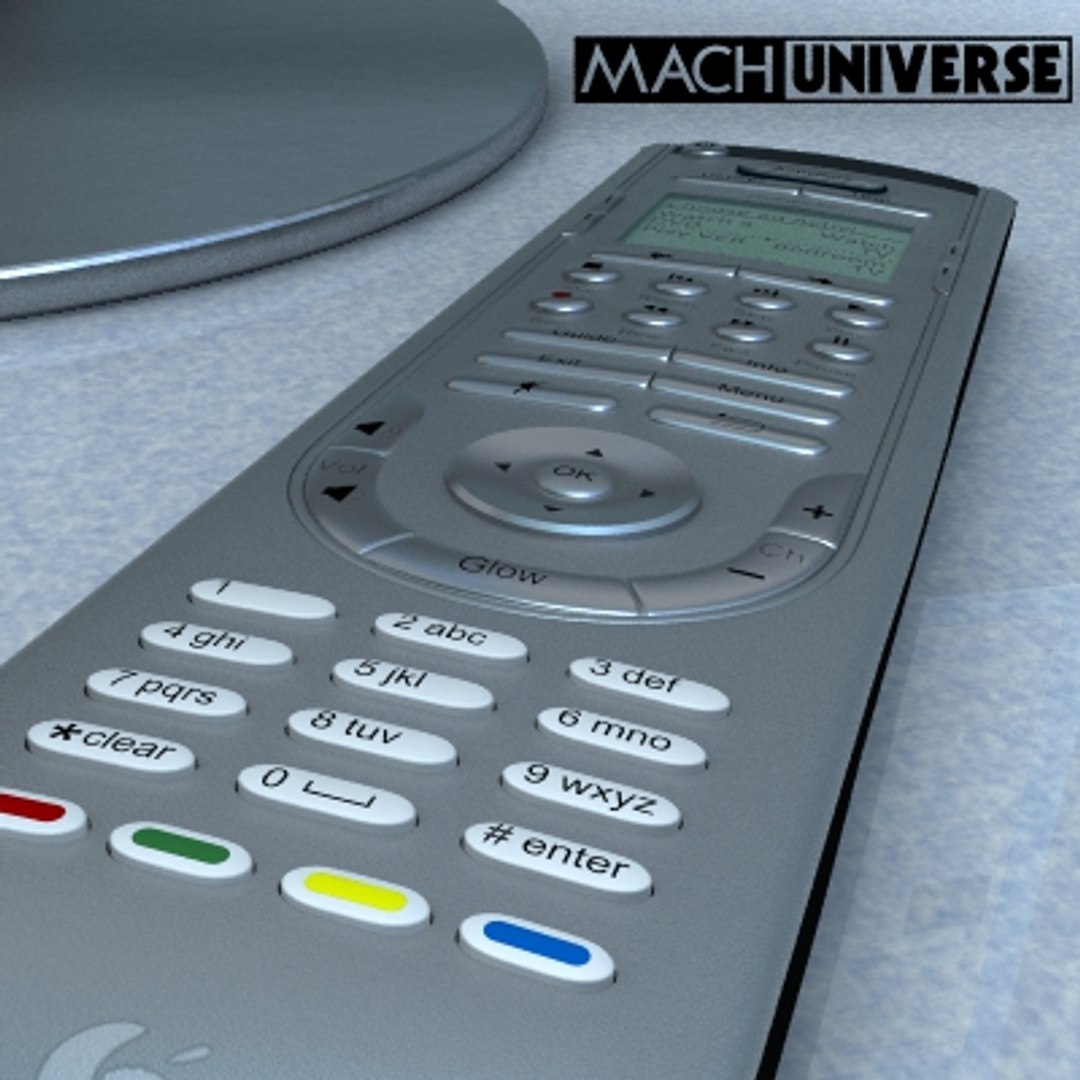 Logitech Harmony 515 Remote Control 3d Model