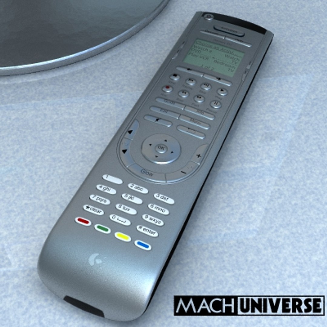 Logitech Harmony 515 Remote Control 3d Model