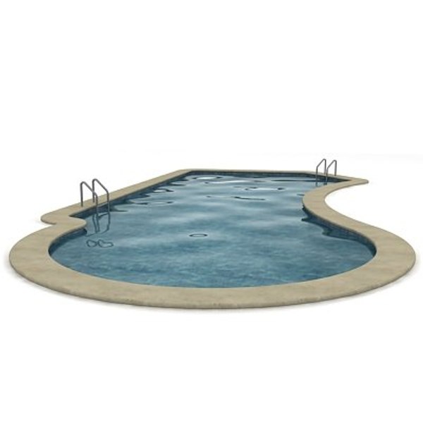 swimming-pool swimming 3d max