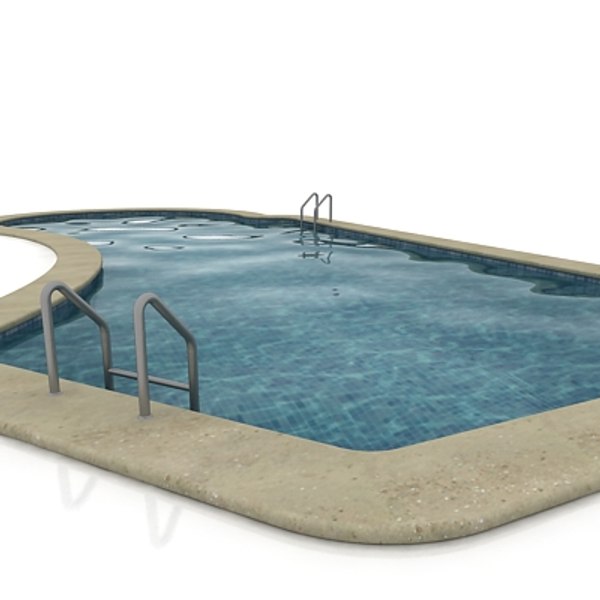 3d model swimming-pool swimming