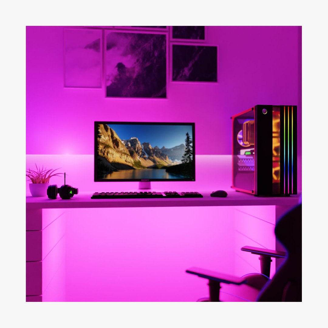 Gaming Computer Set 3D - TurboSquid 1897639