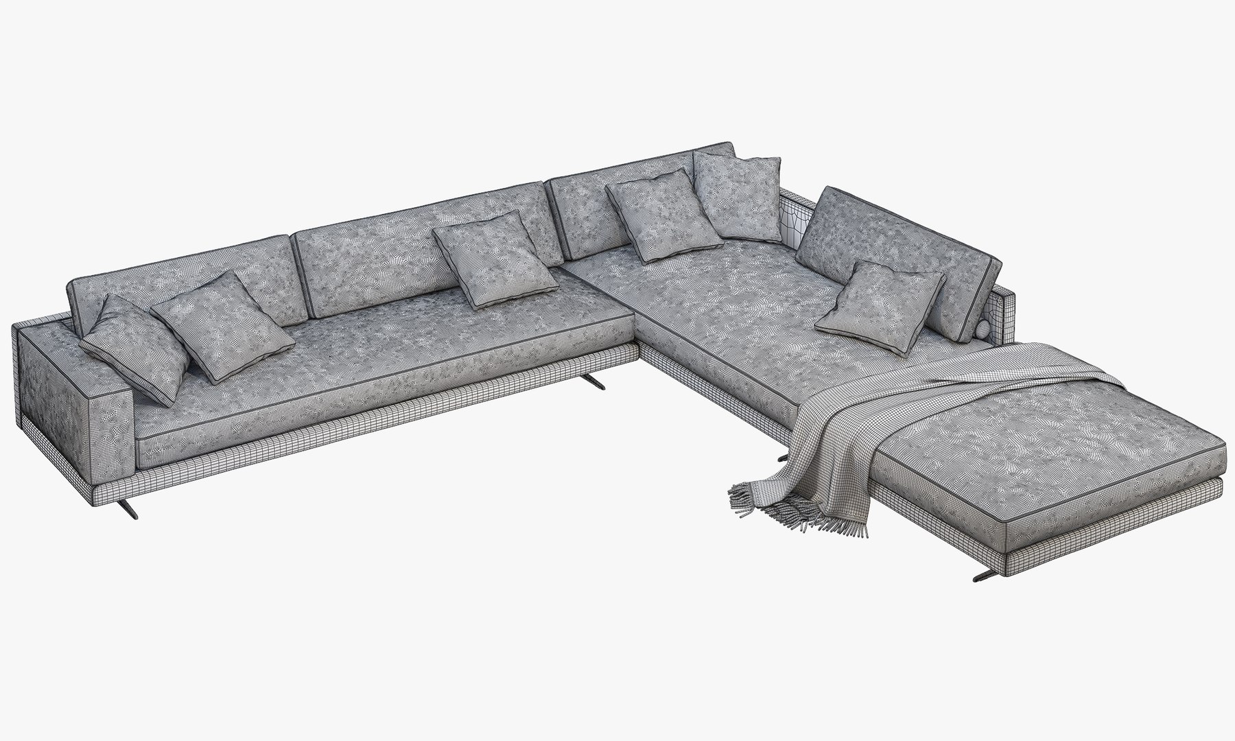 Poliform Mondrian Corner Sofa 3D Model - TurboSquid 1463326