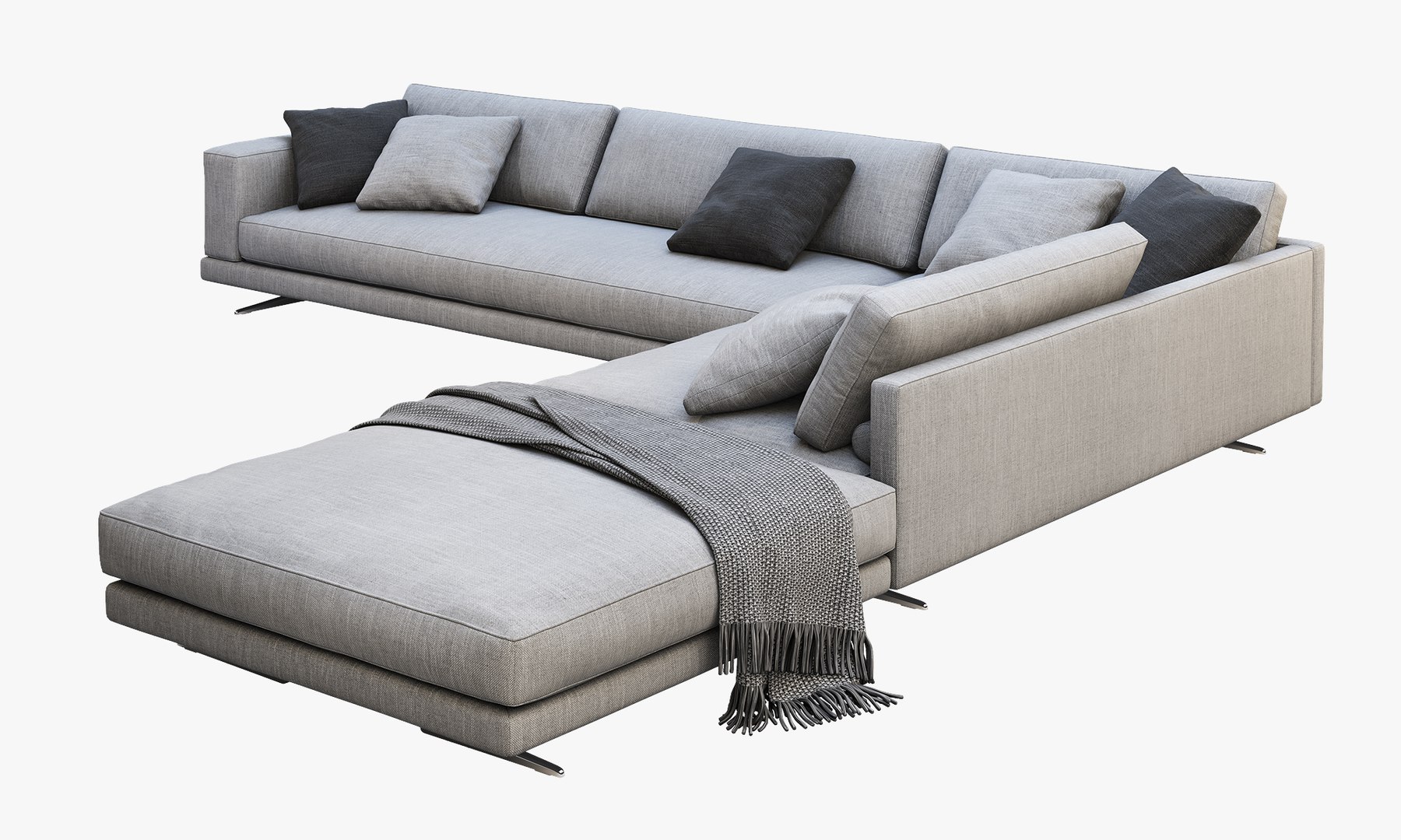 Poliform Mondrian Corner Sofa 3D Model - TurboSquid 1463326