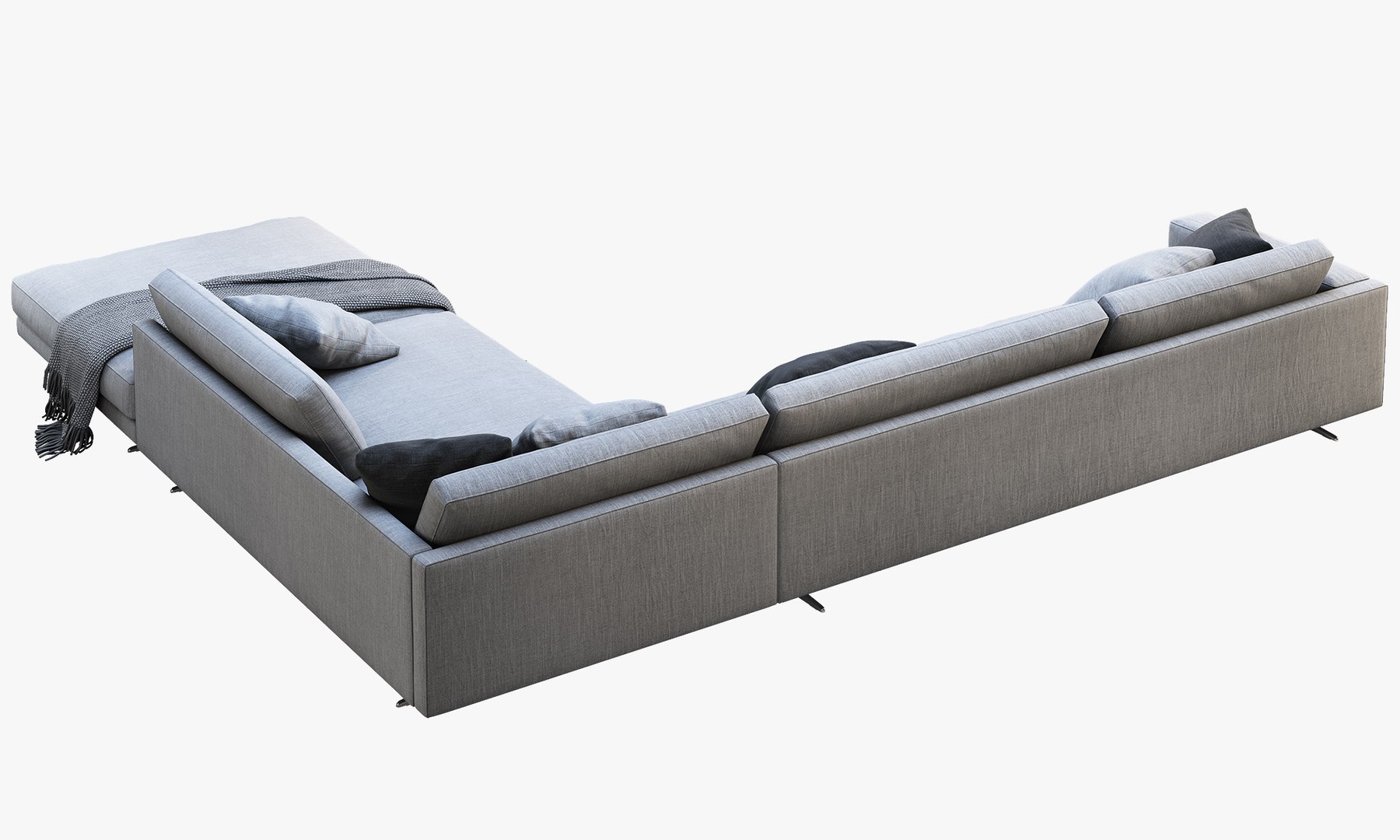 Poliform mondrian corner sofa 3D model - TurboSquid 1463326