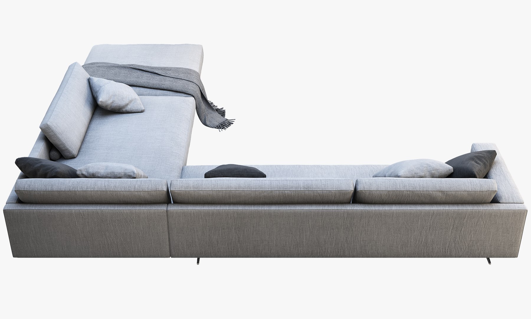 Poliform Mondrian Corner Sofa 3D Model - TurboSquid 1463326