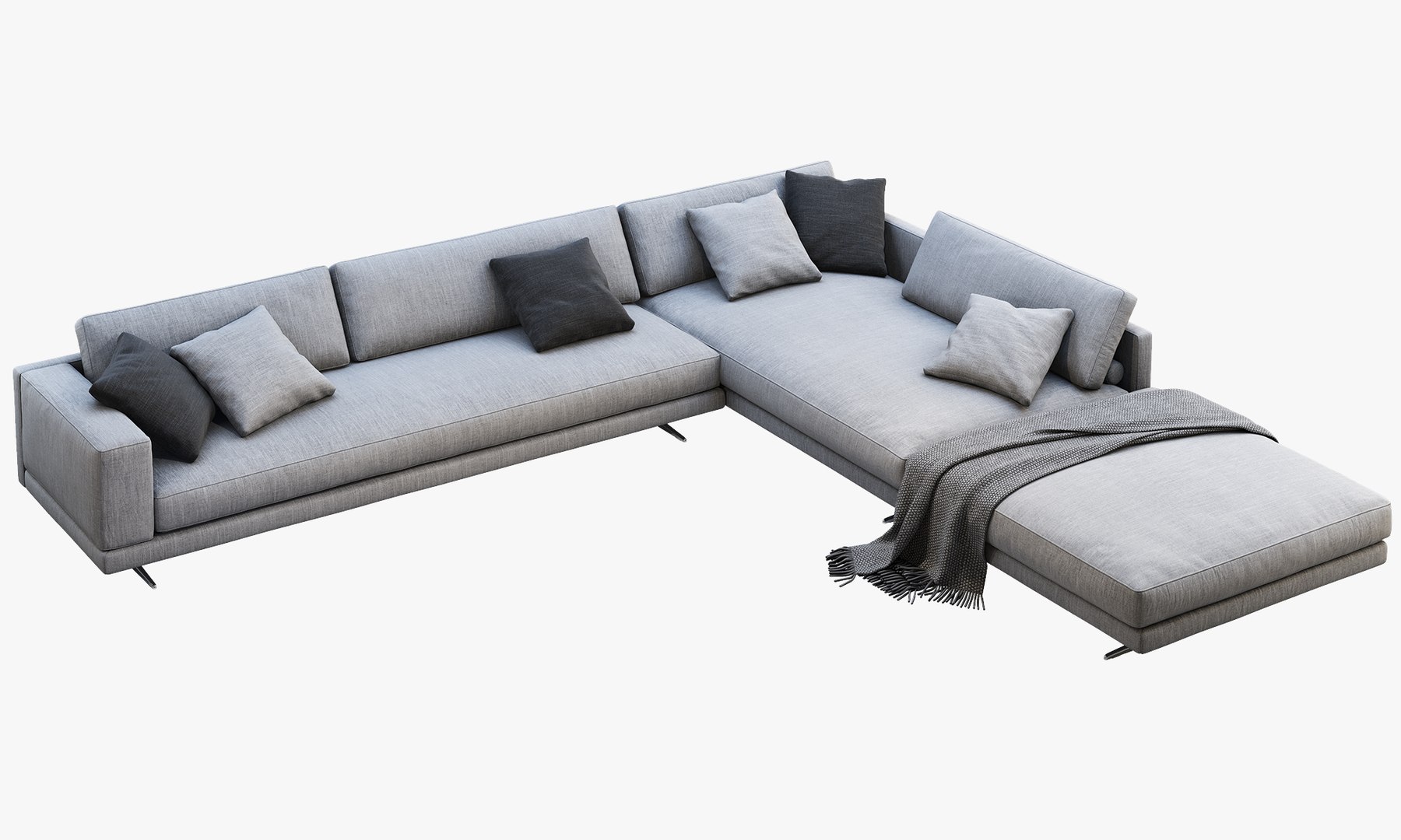 Poliform Mondrian Corner Sofa 3D Model - TurboSquid 1463326