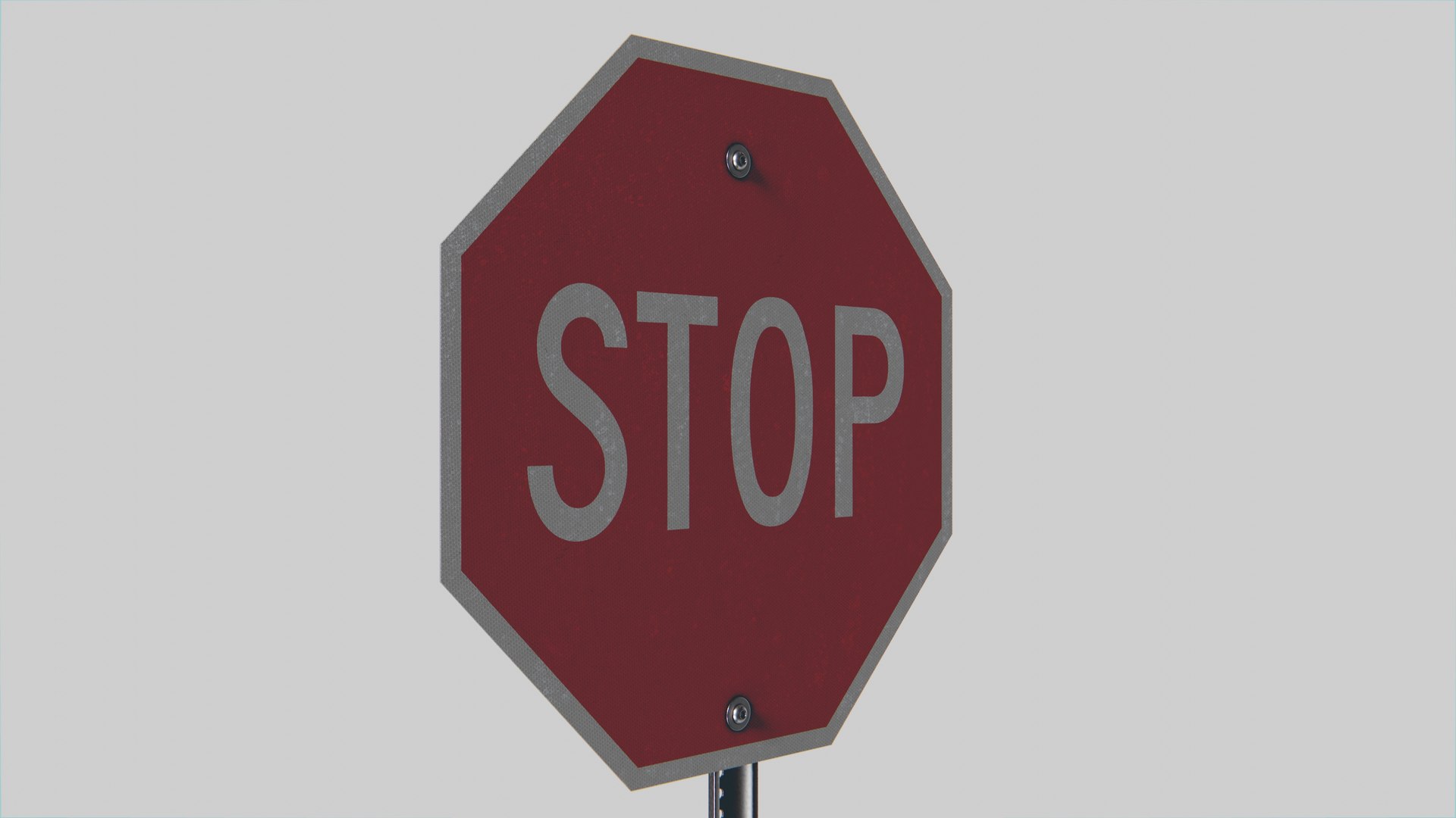 3D Stop Sign model - TurboSquid 1972051